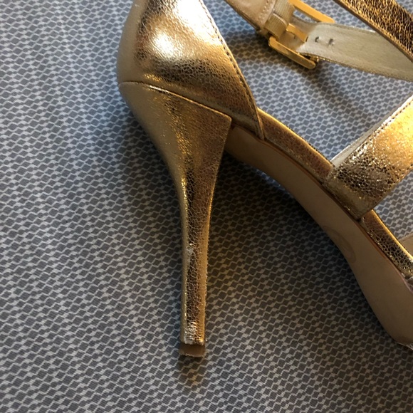 MICHAEL Michael Kors | Shoes | Michael Michael Kors Metallic Gold ...